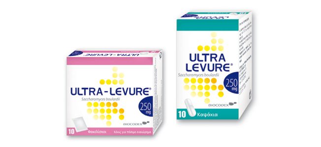ULTRA LEVURE 250mg / από τη Ν. Πετσιάβας Α.Ε. - Φαρμακευτικός Κόσμος